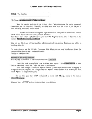 Wamp & LAMP - Installation and Configuration | PDF