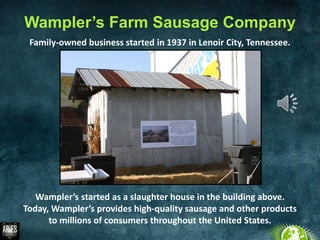 Wampler's Sausage Celluose to Energy | PPT