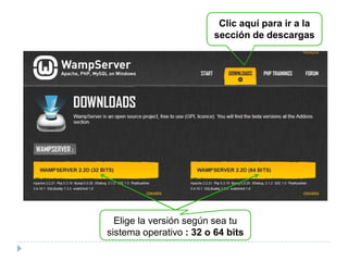 WampServer - Guía de instalación | PPTX