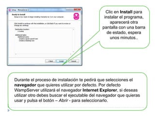 WampServer - Guía de instalación | PPTX