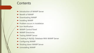 Wampserver installation ajay-di-sharma | PPTX