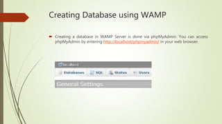 Wampserver installation ajay-di-sharma | PPTX