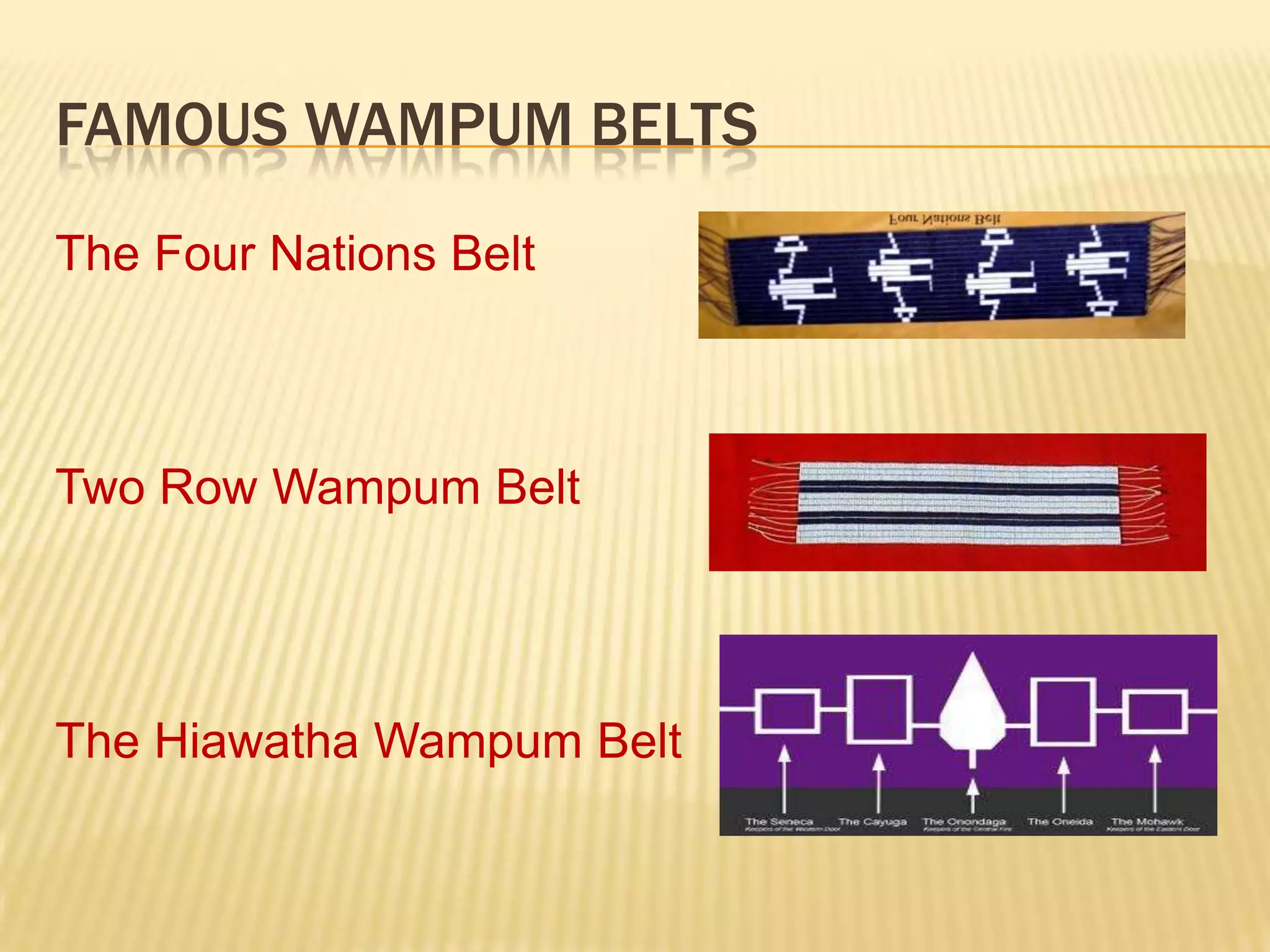 Wampum belt powerpoint | PPTX