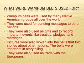 Wampum belt powerpoint | PPTX