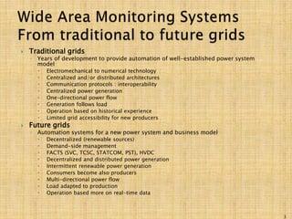 WIDE AREA MONITORING SYSTEMS(WAMS) | PPTX