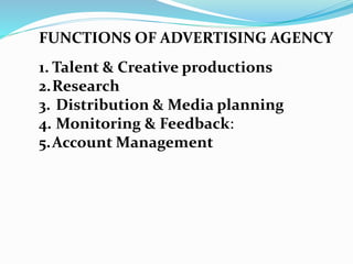Advertising agency | PPTX | Advertising Industry | Industries