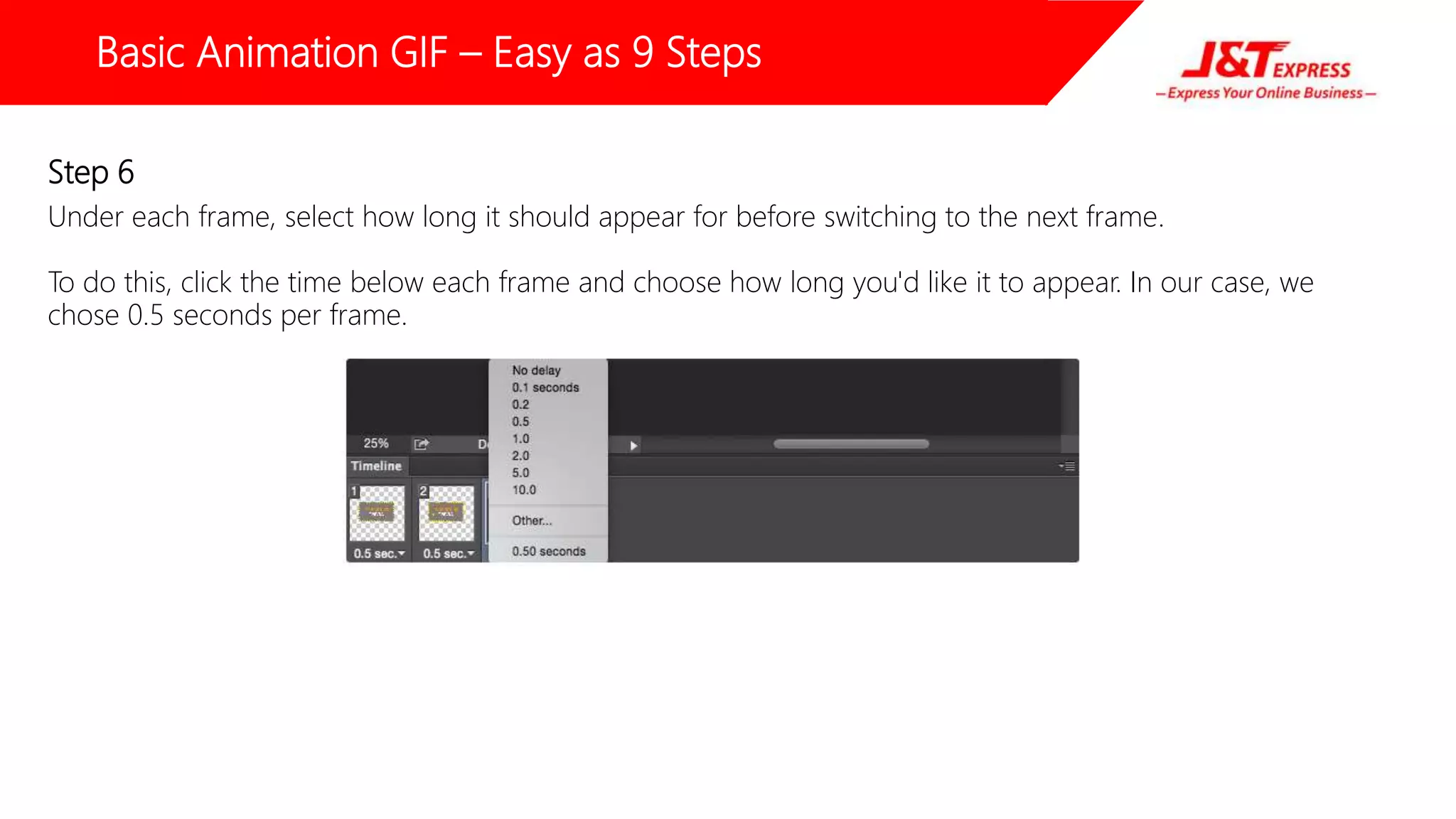 Basic After Effect & Animation GIF (J&T Express) | PPTX