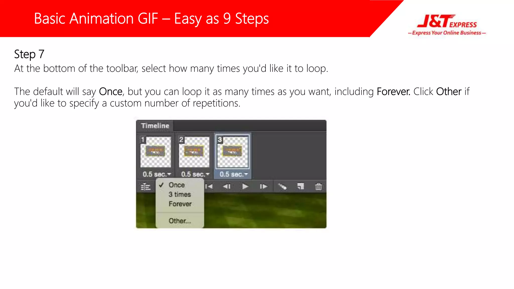 Basic After Effect & Animation GIF (J&T Express) | PPTX