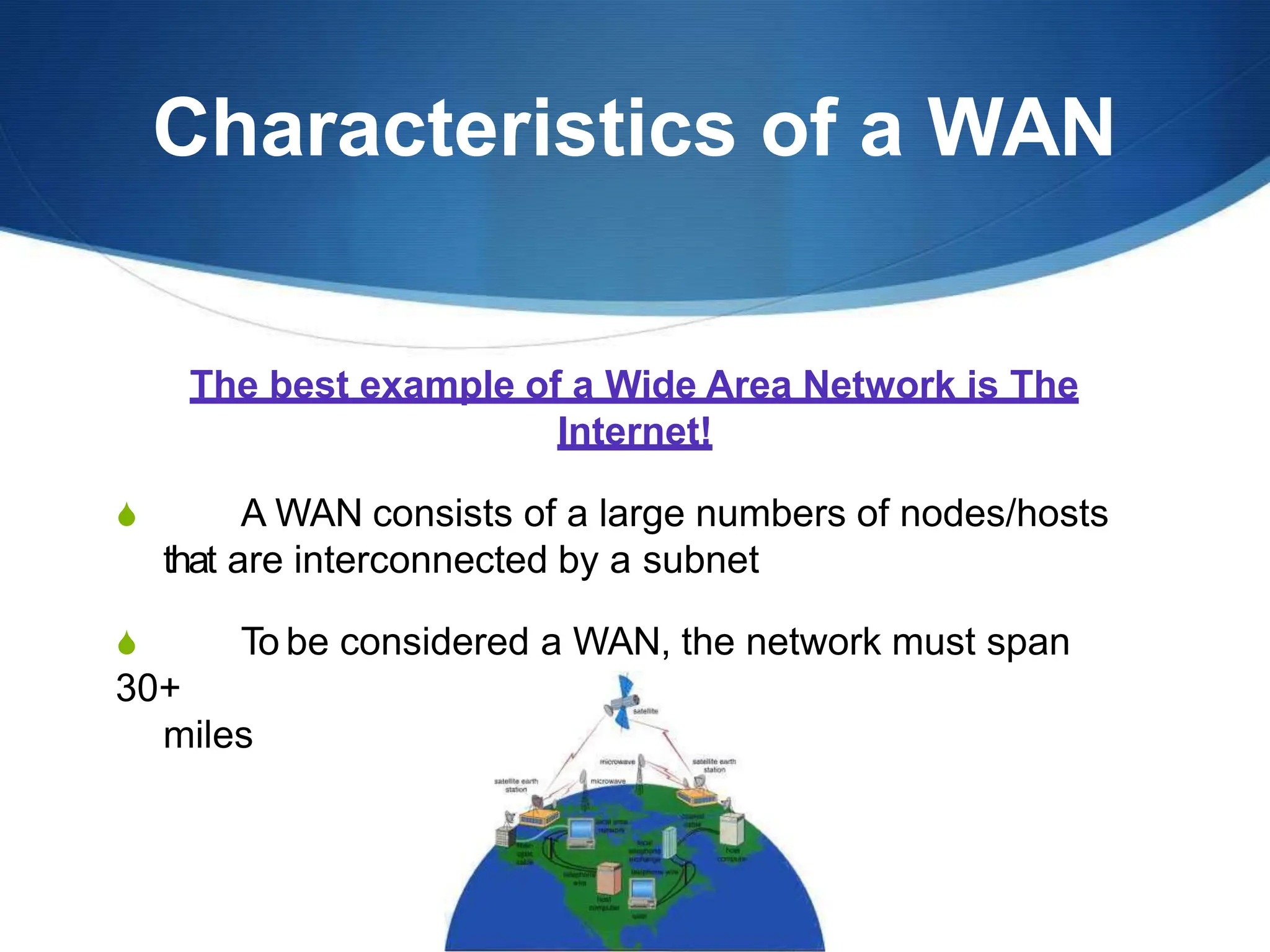WAN technologies power point presentation | PPTX