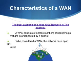 WAN technologies power point presentation | PPTX