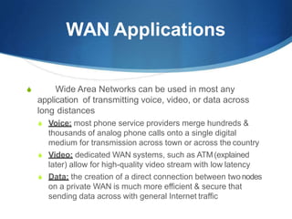 WAN technologies power point presentation | PPTX