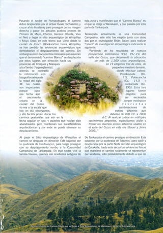 MATAGUA: DEL CAMINO RITUAL AL CAMINO HISTÓRICO LA RUTA DE MANQO QHAPAQ ...