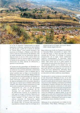MATAGUA: DEL CAMINO RITUAL AL CAMINO HISTÓRICO LA RUTA DE MANQO QHAPAQ ...