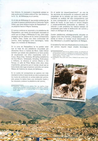 MATAGUA: DEL CAMINO RITUAL AL CAMINO HISTÓRICO LA RUTA DE MANQO QHAPAQ ...