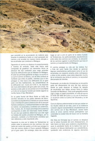 MATAGUA: DEL CAMINO RITUAL AL CAMINO HISTÓRICO LA RUTA DE MANQO QHAPAQ ...