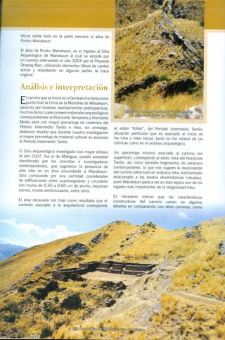 MATAGUA: DEL CAMINO RITUAL AL CAMINO HISTÓRICO LA RUTA DE MANQO QHAPAQ ...