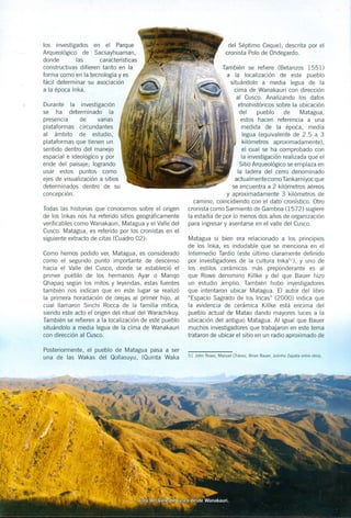 MATAGUA: DEL CAMINO RITUAL AL CAMINO HISTÓRICO LA RUTA DE MANQO QHAPAQ ...