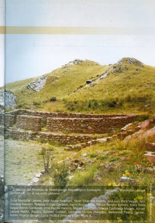 MATAGUA: DEL CAMINO RITUAL AL CAMINO HISTÓRICO LA RUTA DE MANQO QHAPAQ ...