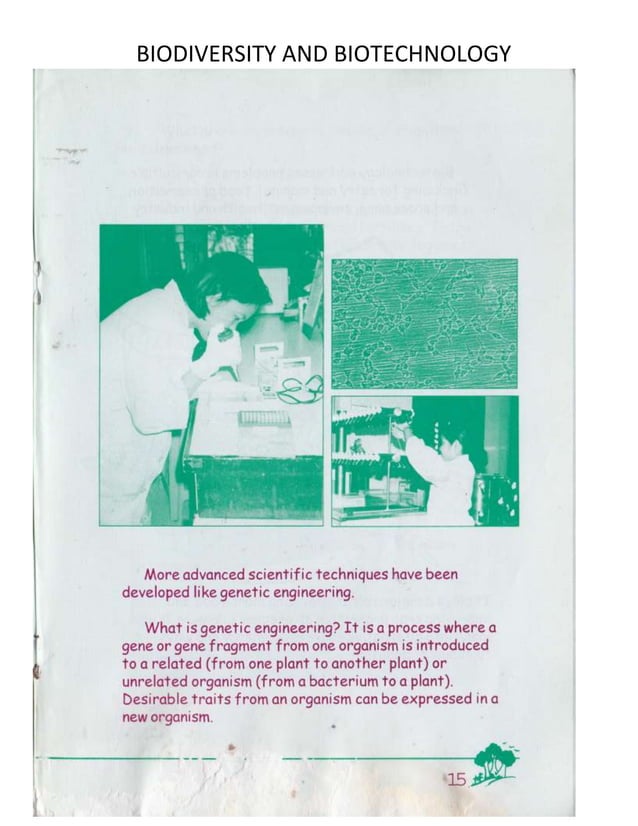 biodiversity and biotechnology | PDF