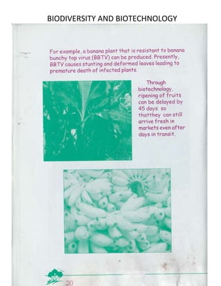 biodiversity and biotechnology | PDF