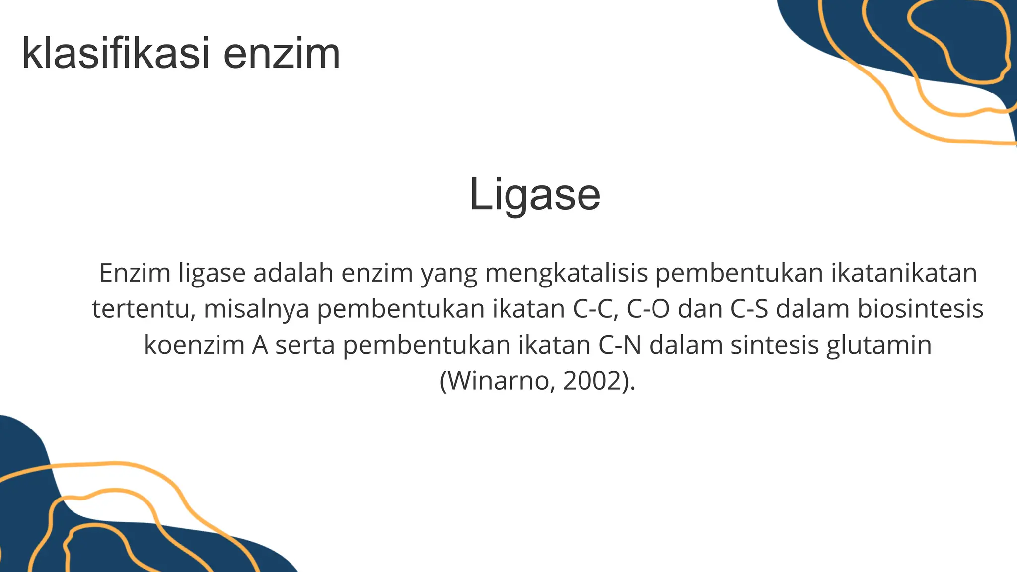 konsep aktivasi enzim dan cara kerja enzim | PPTX