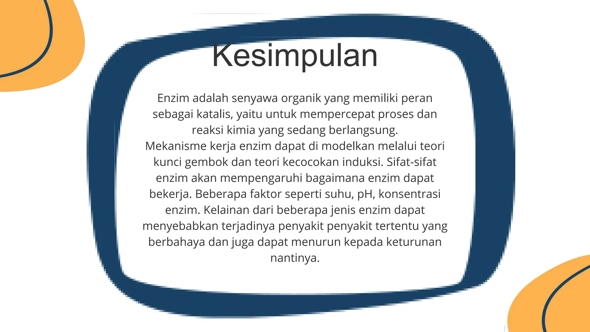 konsep aktivasi enzim dan cara kerja enzim | PPTX