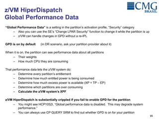 z/VM 6.3 - Mudanças de Comportamento do hypervisor para suporte de ...