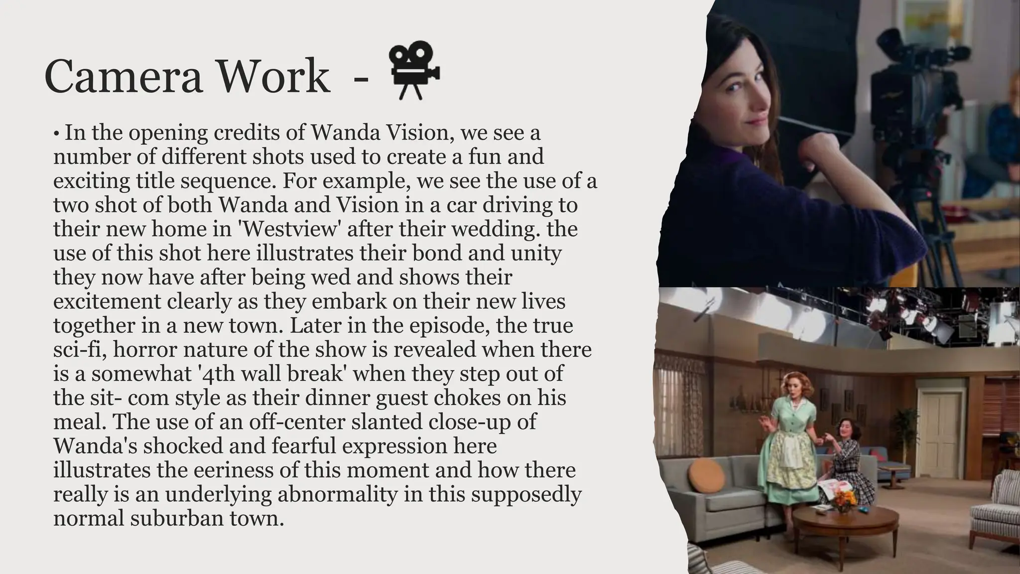 Wanda Vision pilot ep Analysis Powerpoint | PPT