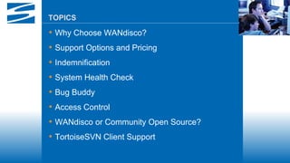 WANdisco Subversion Support Services | PPT
