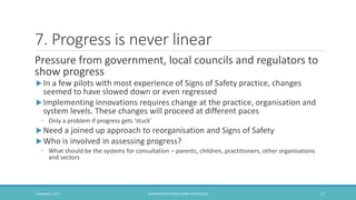 Signs of Safety - 10 pilots, 10 lessons | PPT