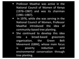 Wangari mathai | PDF