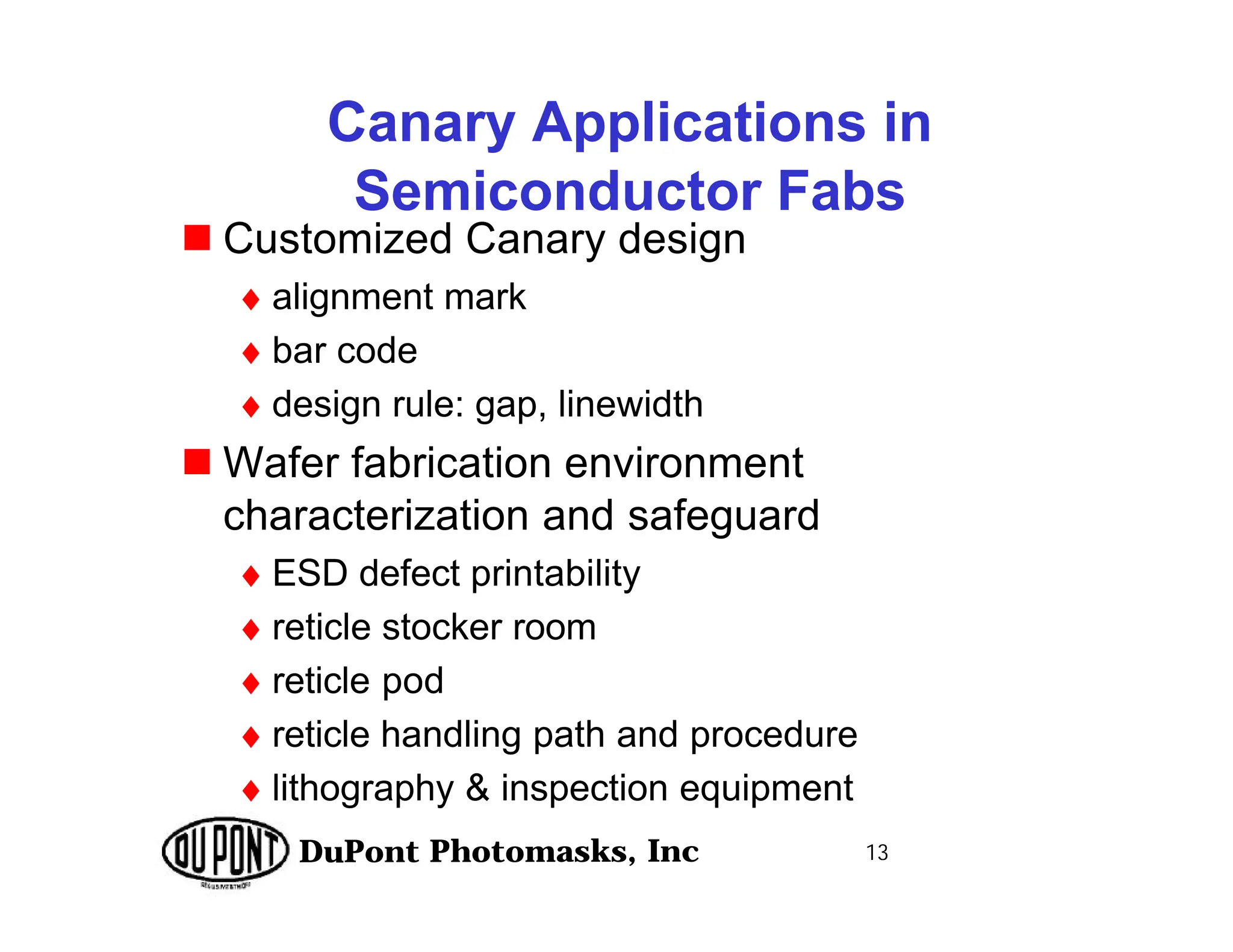 wang ESD & reticle damage DUPONT Presenation to prevent ESD damage to ...