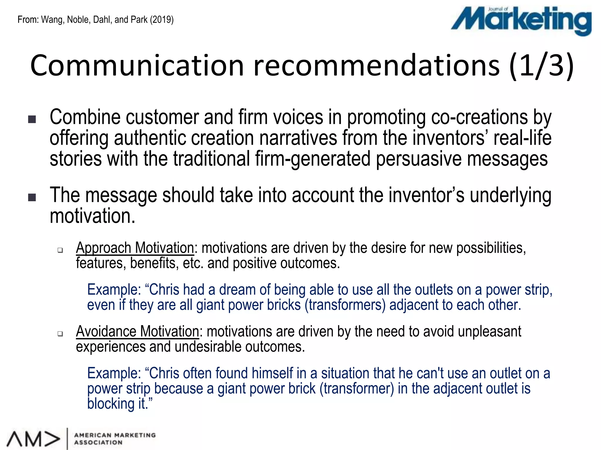 Successfully Communicating a Co-Created Innovation | PPT