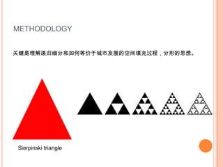 recursive subdivision of urban space and zipf's law | PPTX