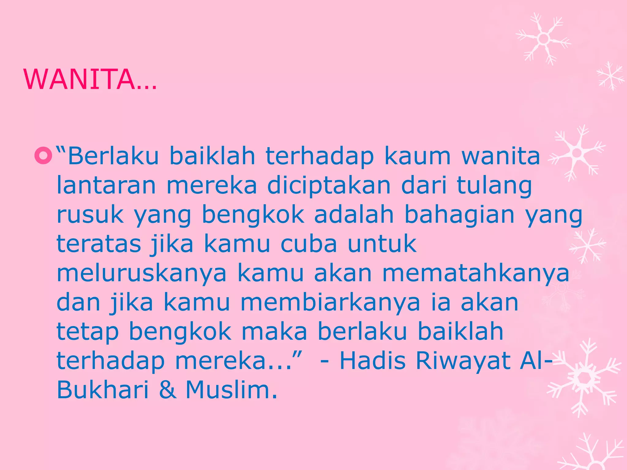 Wanita dalam Islam | PPTX