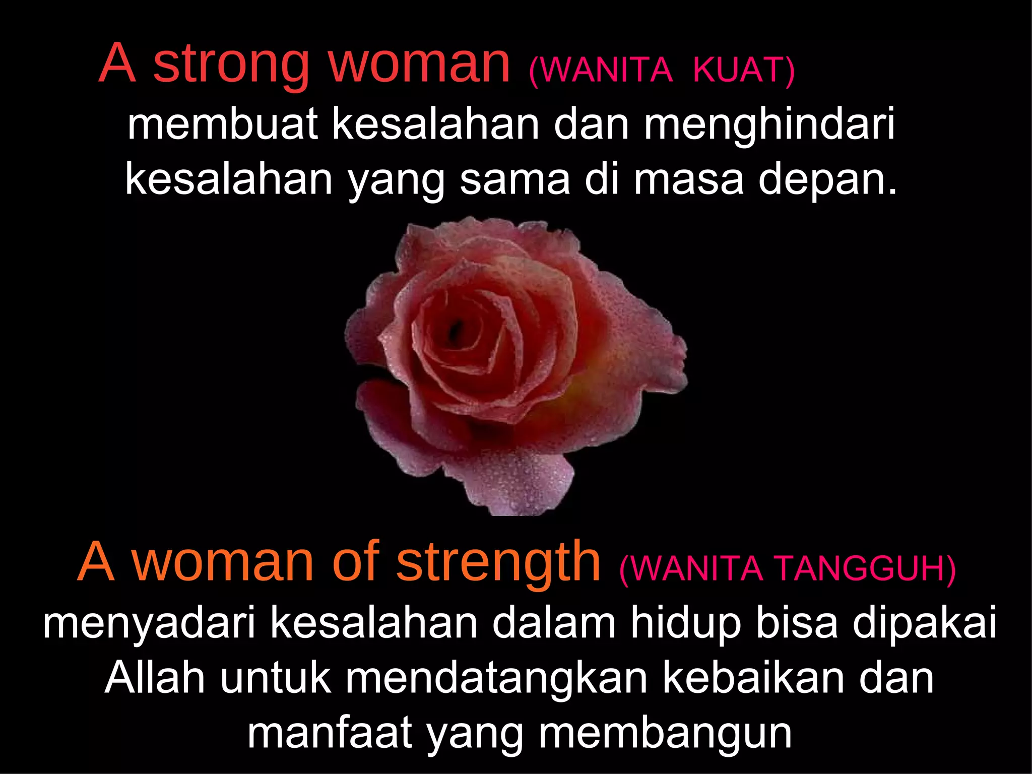 Wanita Kuat Atau Wanita Tangguh | PPS