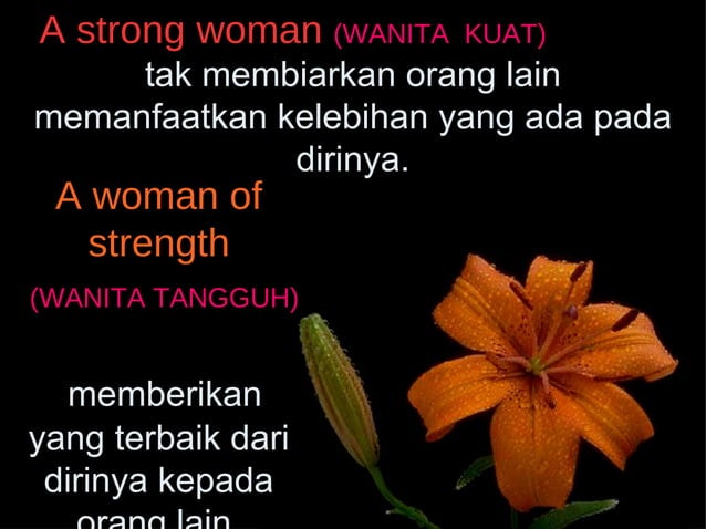 Wanita Kuat Atau Wanita Tangguh | PPS