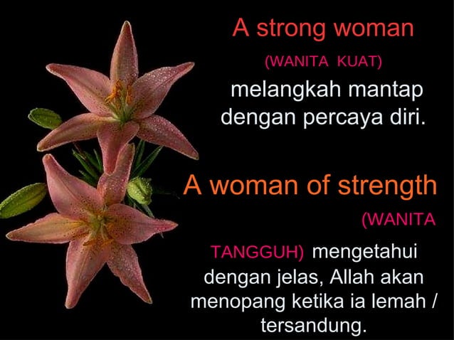 Wanita Kuat Atau Wanita Tangguh | PPS