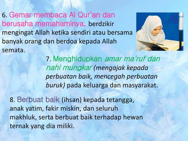 [MATERI KEPUTRIAN] Wanita yang dirindukan surga | PPTX