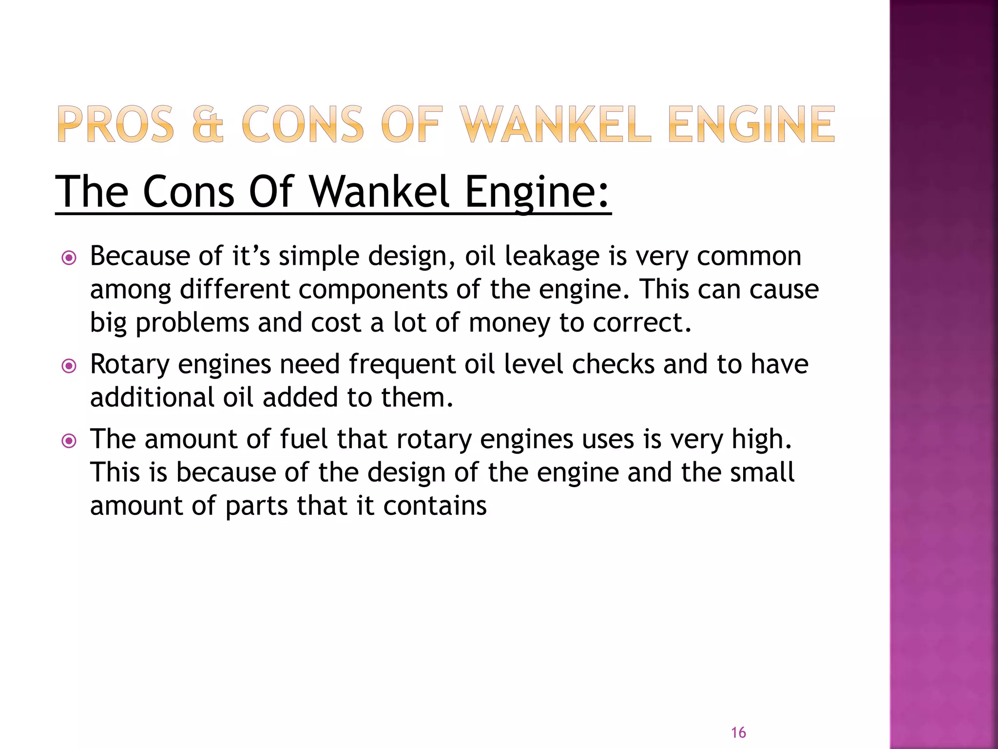 Wankel engine | PPTX