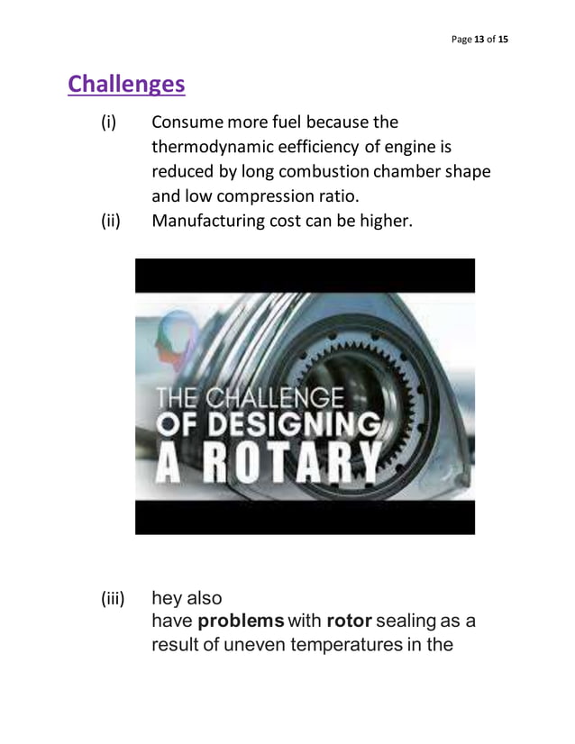 Wankel rotary engine | PDF