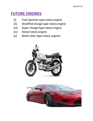 Wankel rotary engine | PDF