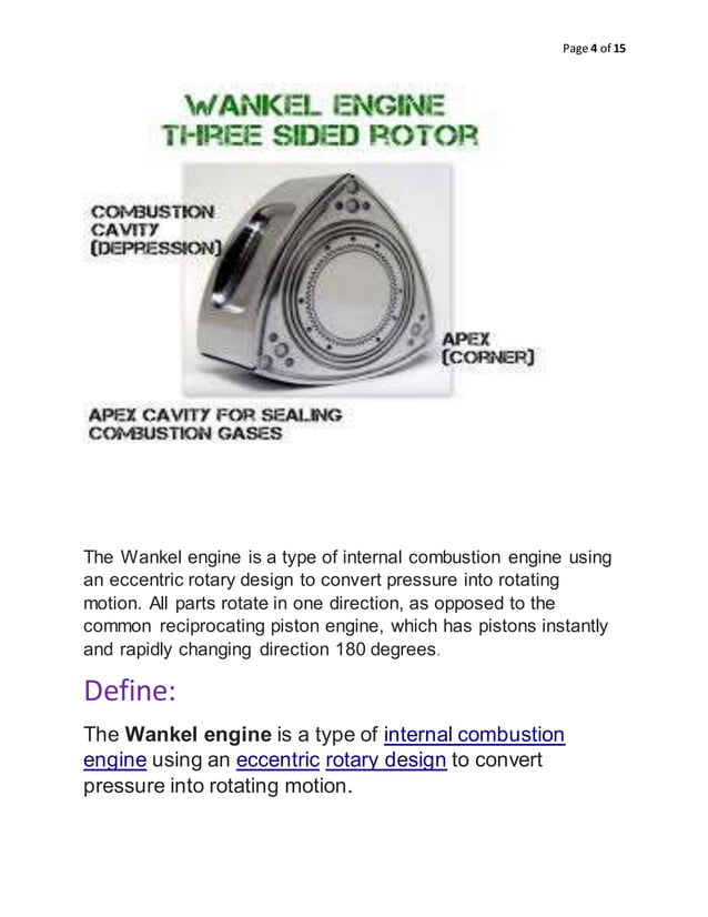Wankel rotary engine | PDF