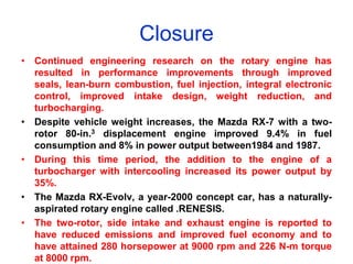 Wankel rotary engines | PPTX