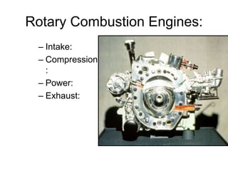 Wankel rotary engines | PPTX