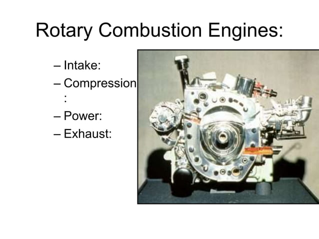 Wankel rotary engines | PPTX