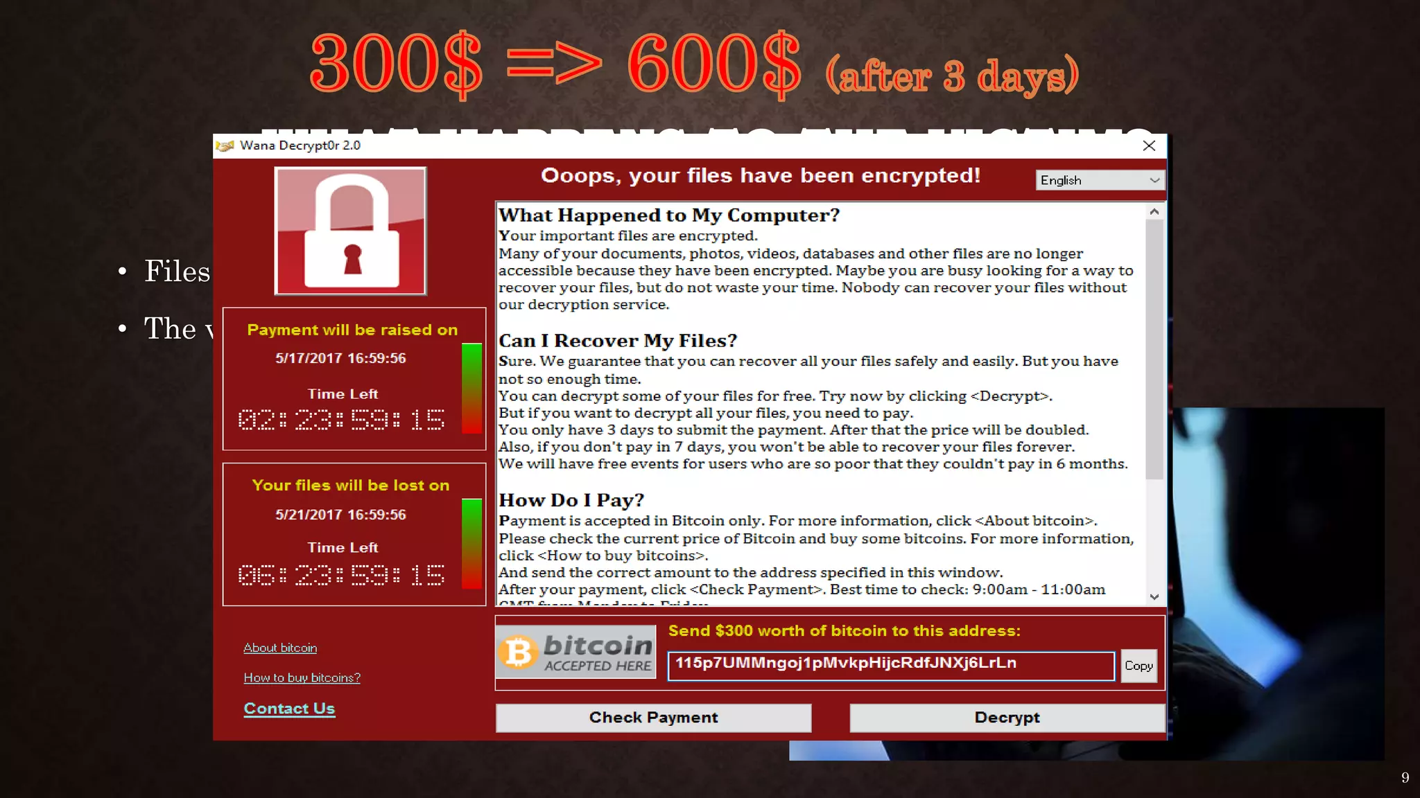 WannaCry ransomware attack | PPTX