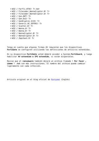 Wannacry fortinet-security-fabric | PDF | Antivirus Software | Computer ...