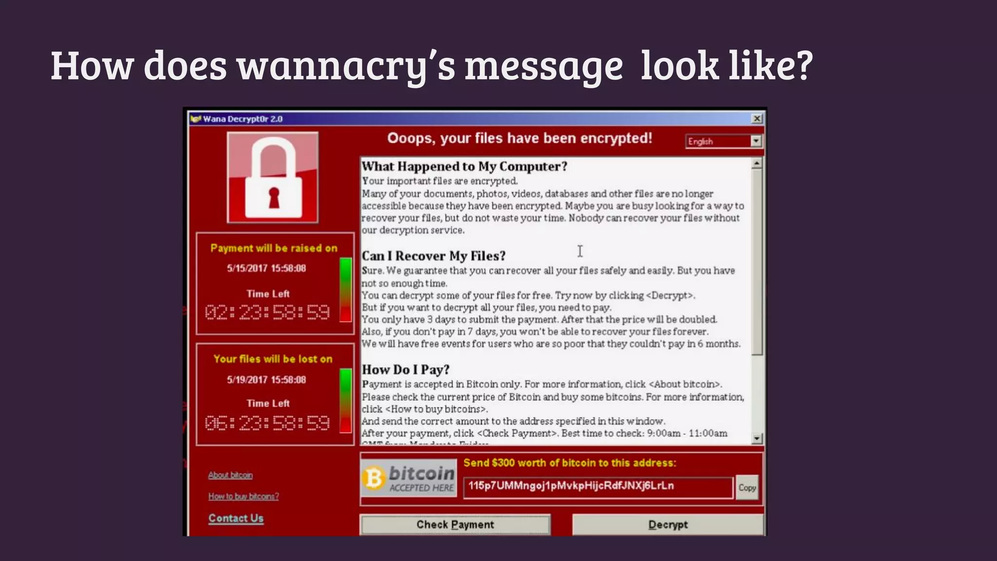 Ransomware Wannacry Pdf Information And Network Security Computing