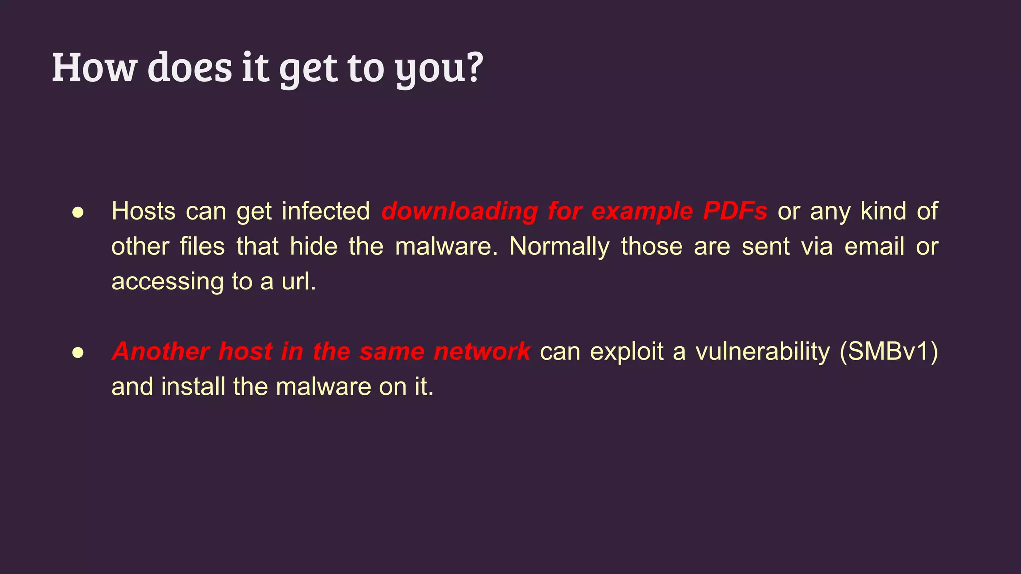 Ransomware: Wannacry | PDF